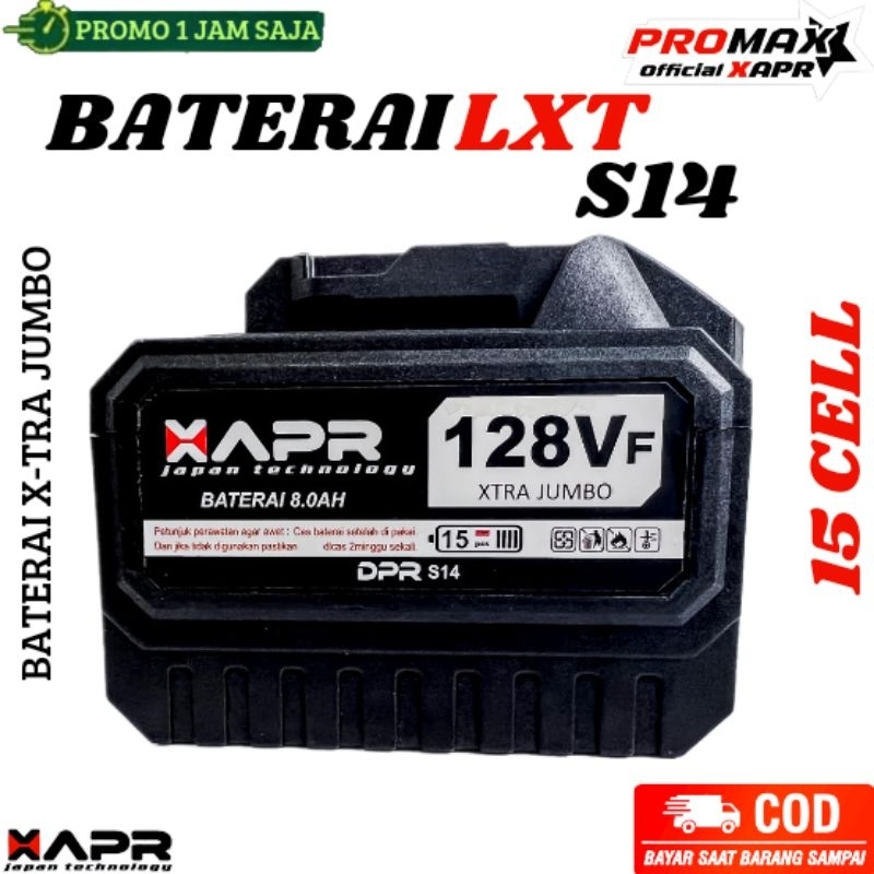 Jual PROMO BATERAI BOR IMPACT WRENCHI LXT 128VF KHUSUS XTRA JUMBO ...
