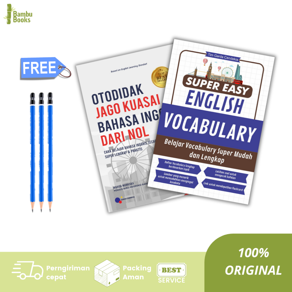 Jual PAKET HEMAT 2 BUKU BAHASA INGGRIS BEST SELLER/OTODIDAK JAGO KUASAI BAHASA INGGRIS DARI NOL ...