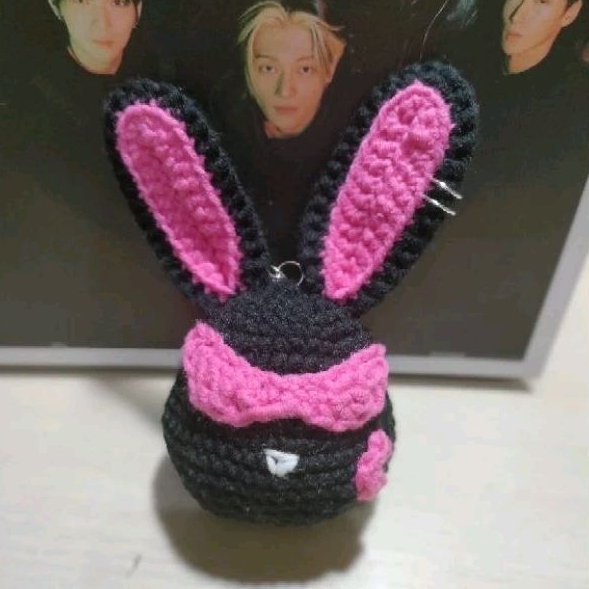 Jual mito bunny ateez amigurumi crochet plush keyring | Shopee Indonesia