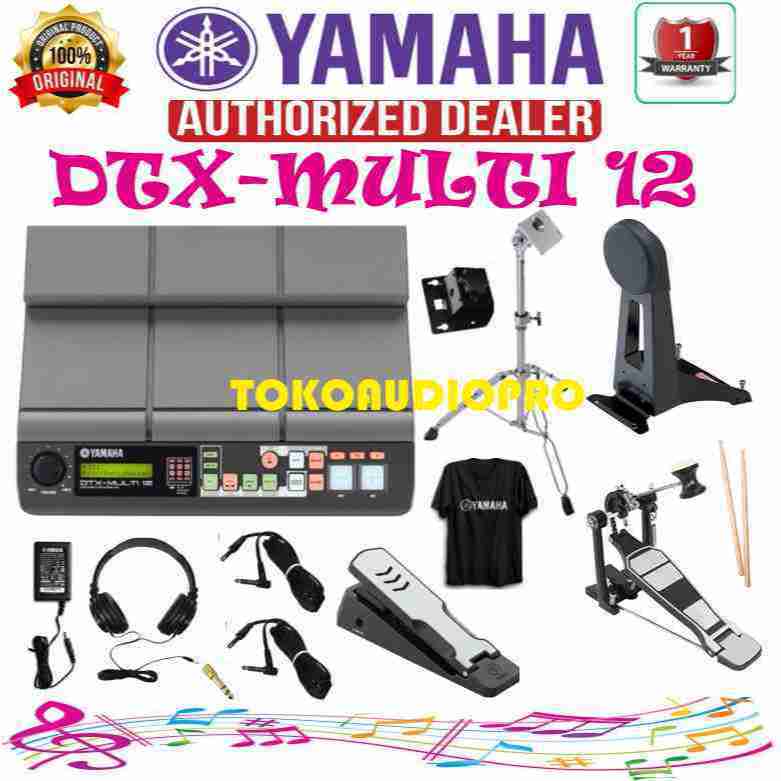 Jual Drum Yamaha DTX-Multi 12 Digital Drum Pad Controller Yamaha DTX-M12 | Shopee Indonesia