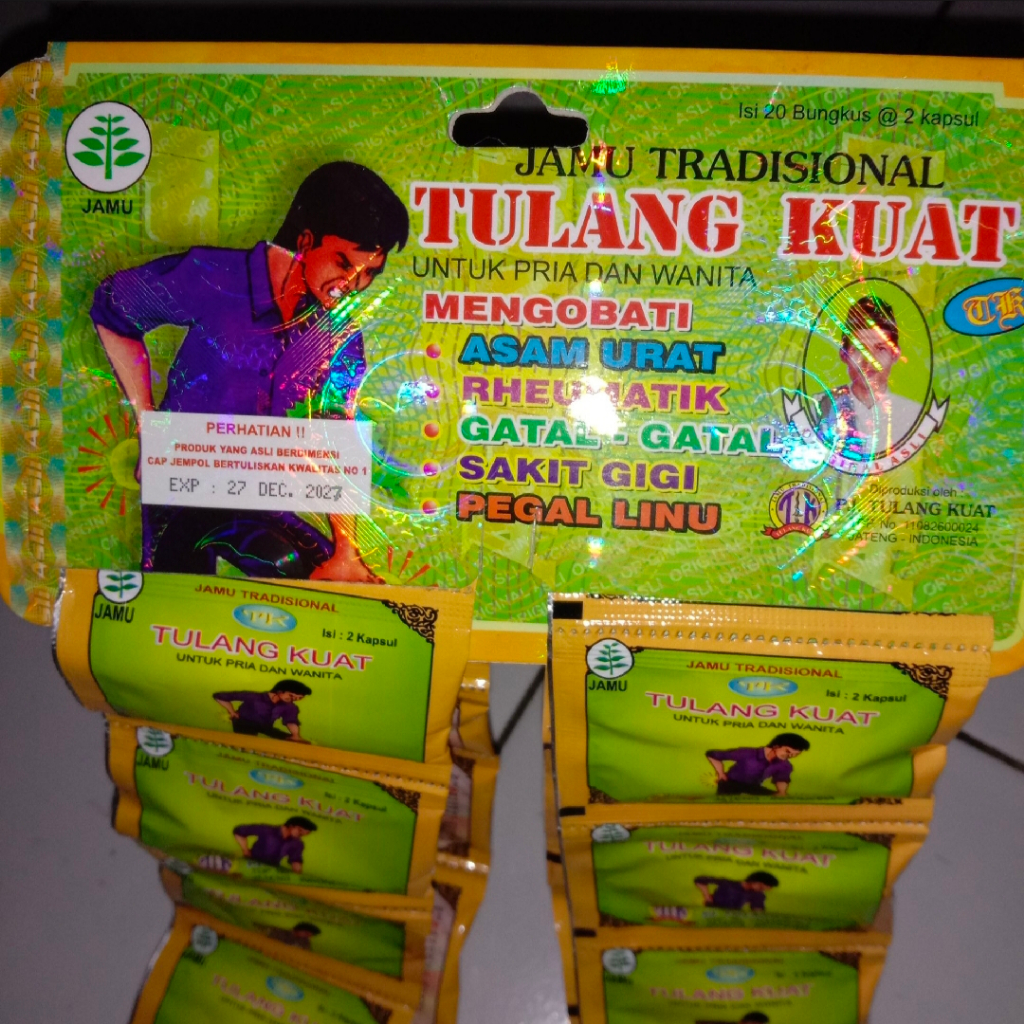Jual HDP COD kapsul JAMU TRADISIONAL TULANG KUAT UNTUK PRIA DAN WANITA ...