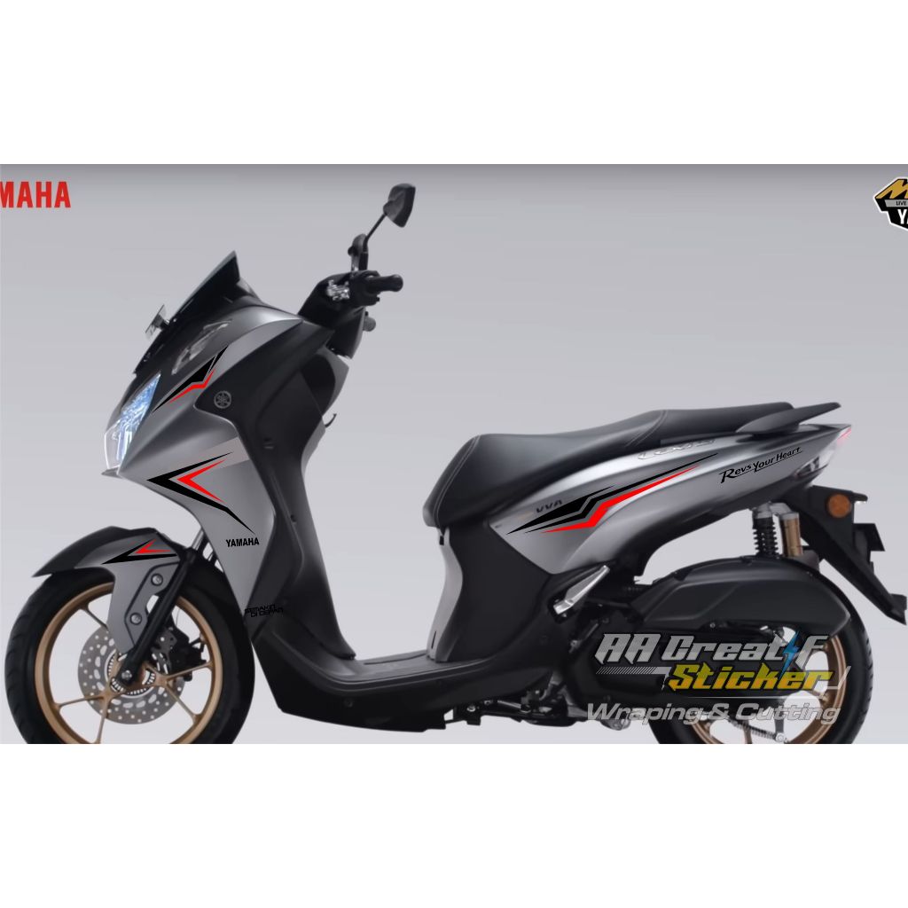 Jual CUTTING STICKER STIKER CUTING lis polet side decal motor YAMAHA ...