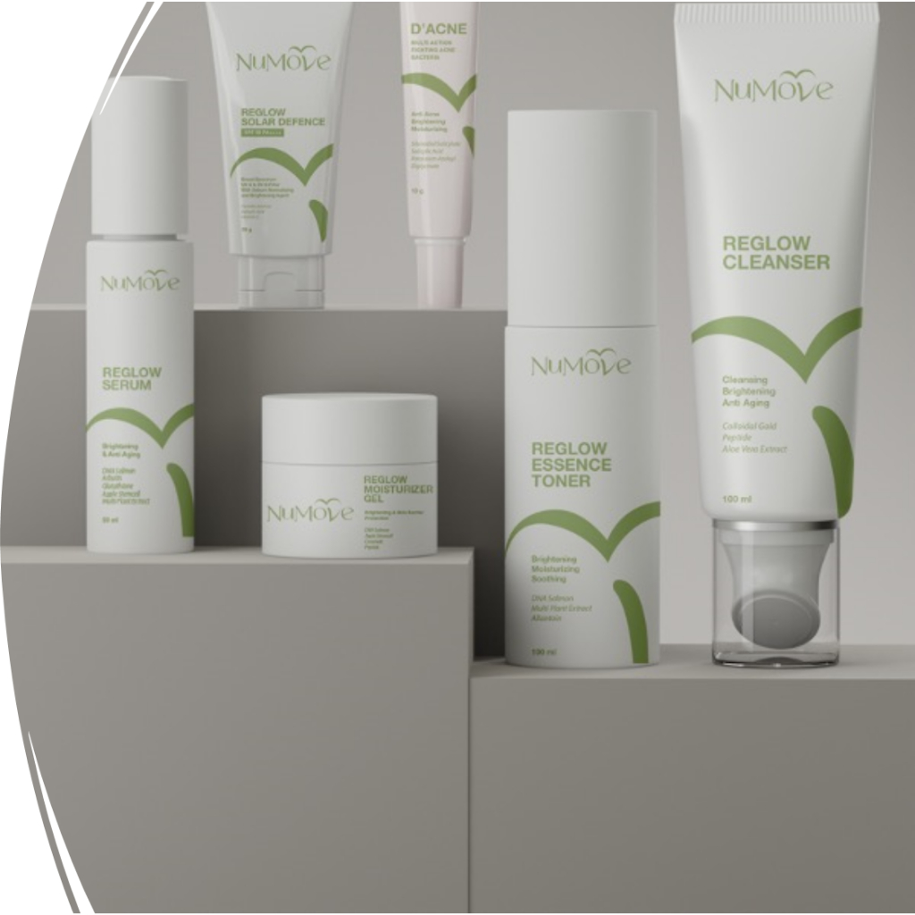 Jual NuMove Reglow Series Paket Lengkap Cleanser, Toner, Moisturizer ...