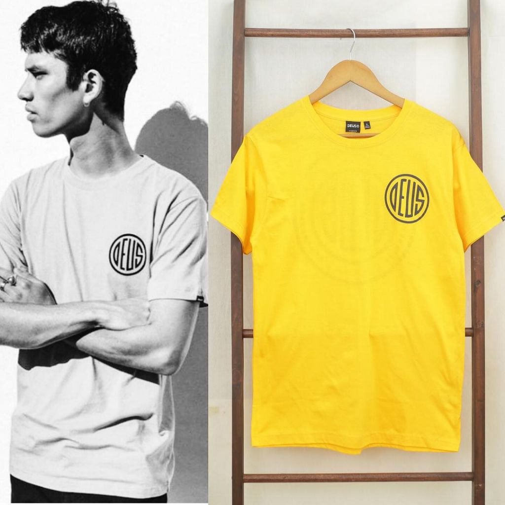 Jual RC673 DS Printed Logo Unisex Shirt On Jingga Branded O75 | Shopee ...