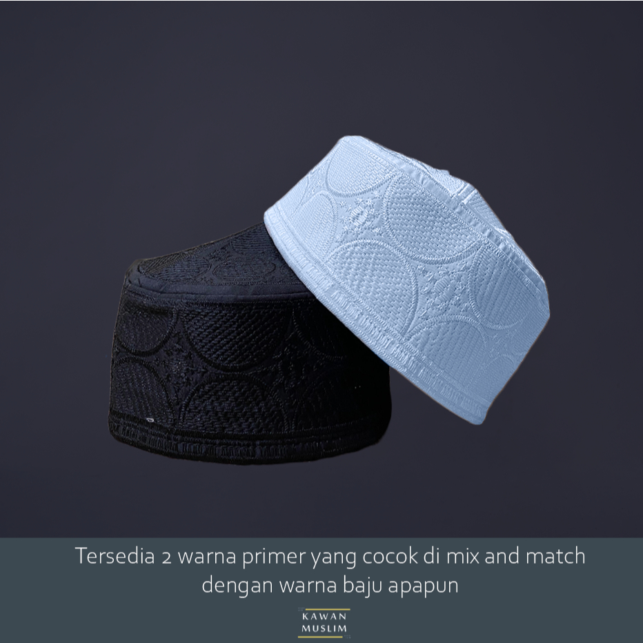 Jual Kawan Muslim - Peci Kopyah Solat couple anak dan ayah Model Solmed ...