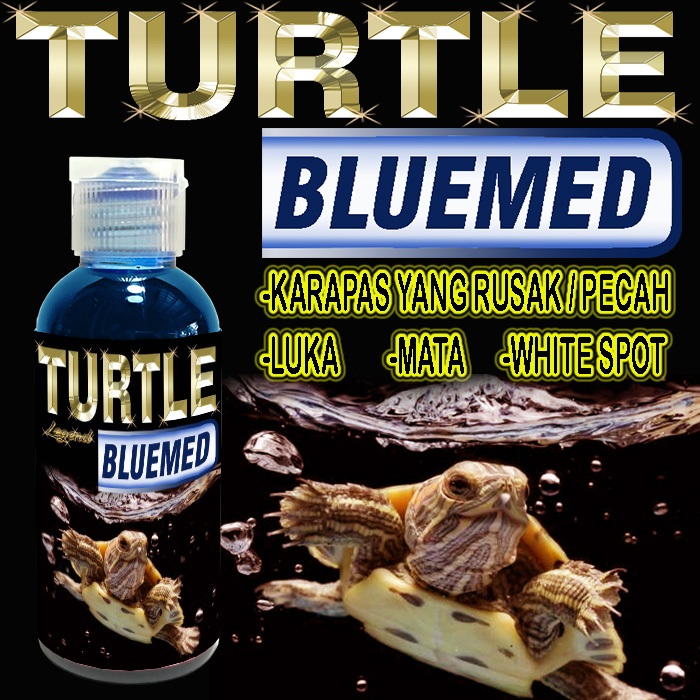 Jual TURTLE BLUEMED PENGHILANG BINTIK PUTIH JAMUR KURA-KURA AIR BRAZIL ...