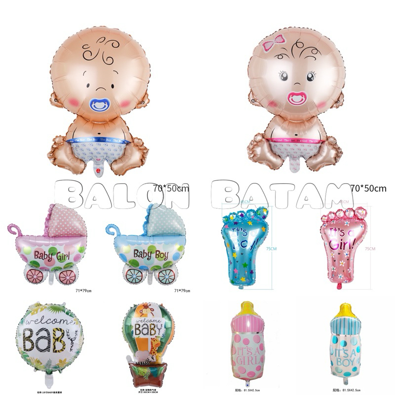 Jual Balon foil Baby Boy Dan Girl JUMBO | Shopee Indonesia
