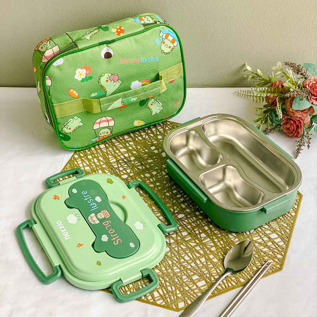 Jual Aveline Lunch Box Kotak Makan 3 Sekat 4 Sekat 5 sekat SUS 304 ...