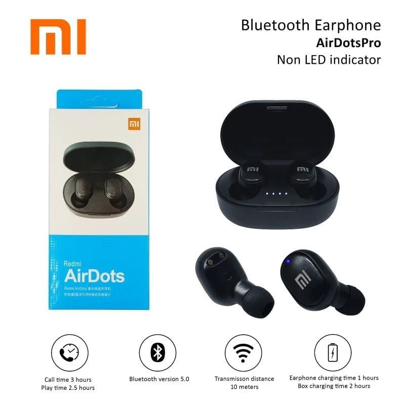 Jual Xiaomi Redmi Airdots TWS Headset Bluetooth 5.0| Wireless Earphone ...