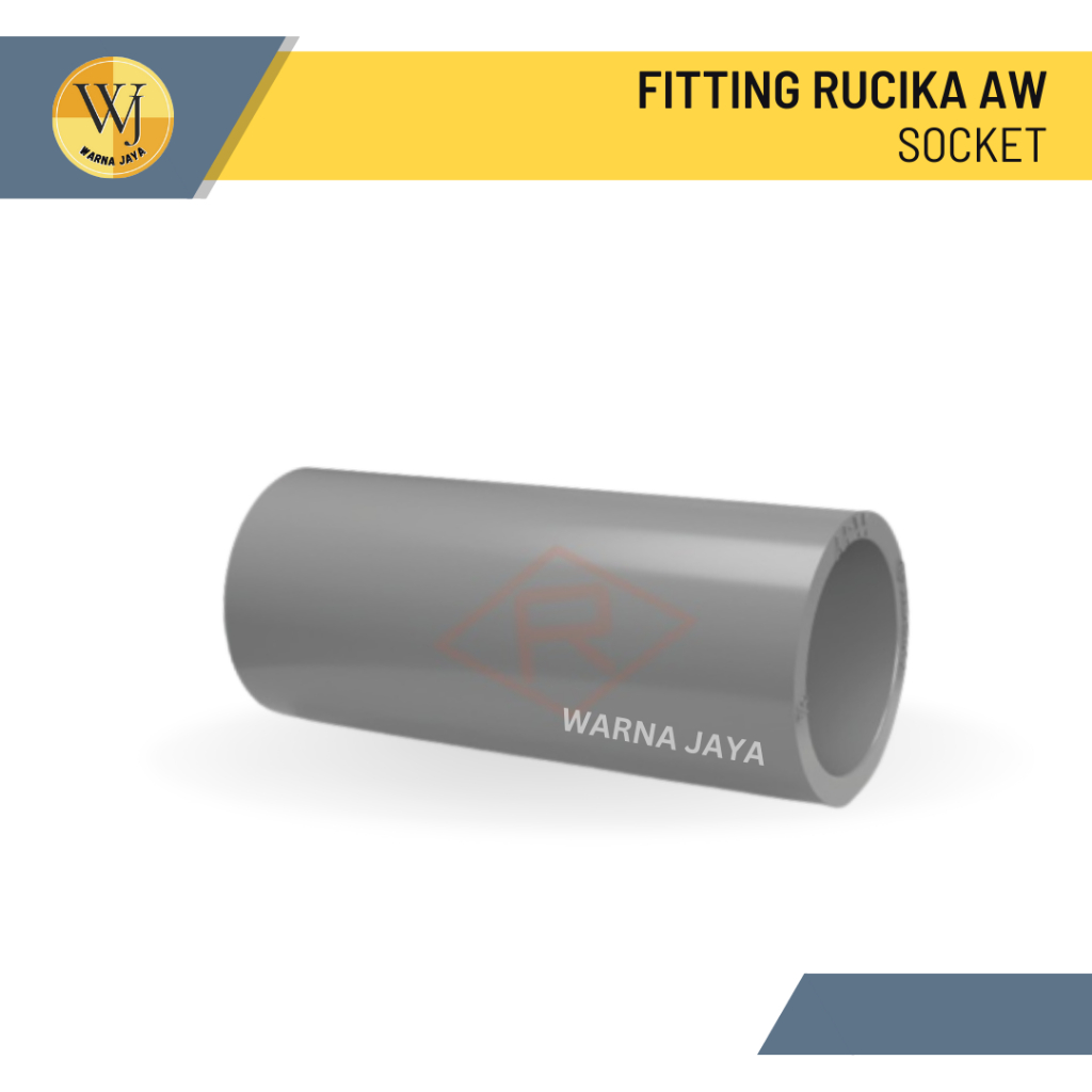 Jual Fitting PVC Rucika Socket AW / PVC AW Sock / Sok | Shopee Indonesia