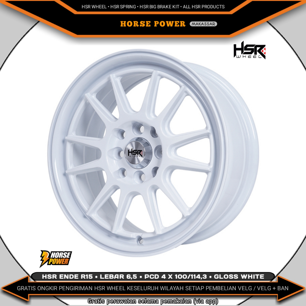 Jual Velg R15 • Mobil 4 Baut Roda • Pcd 4 x 100/114,3 • Hsr Ende | Shopee Indonesia