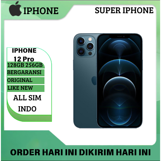 Jual iP 12 pro 128gb 256gb Fullset Original Bergaransi Like New | Shopee Indonesia