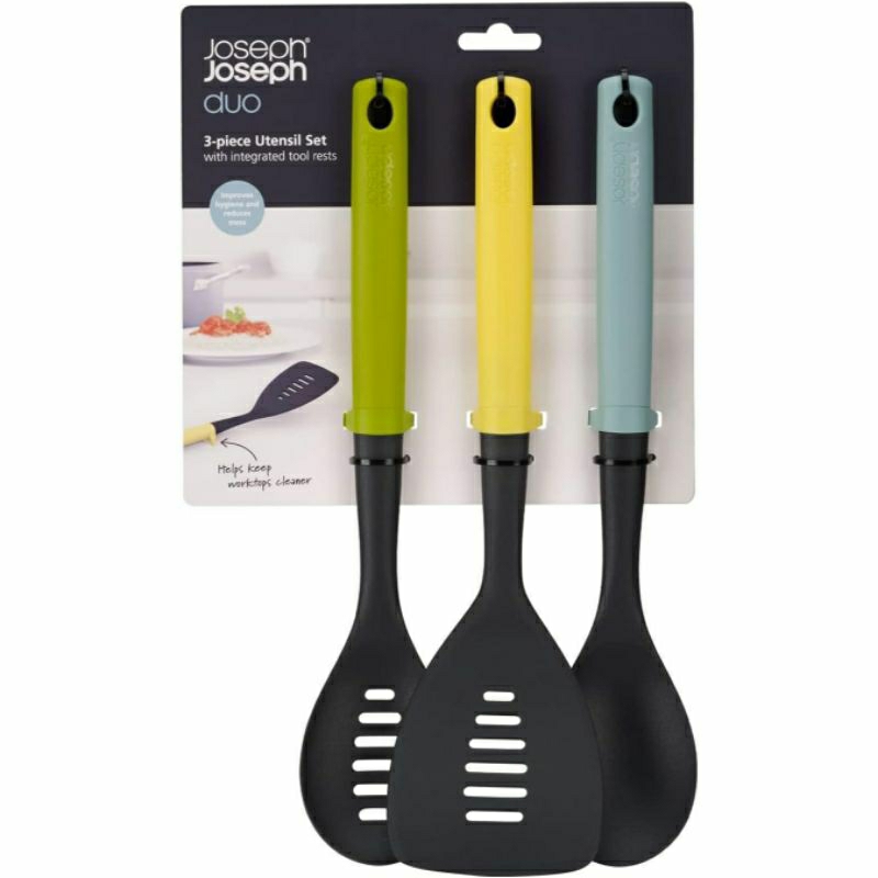 Jual Joseph Joseph Duo 3pc Utensil Set (Opal) | Shopee Indonesia