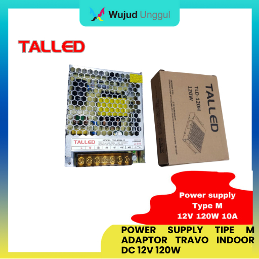Jual POWER SUPPLY Tipe M ADAPTOR TRAVO INDOOR DC 12V 100W - 150W TALLED ...