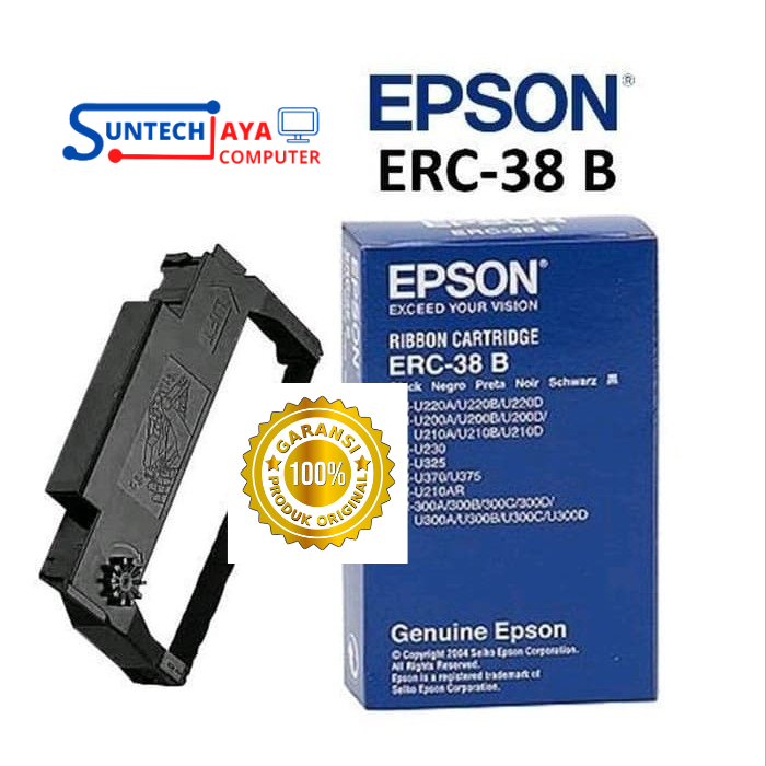 Jual EPSON RIBBON CARTRIDGE ERC 38 ORIGINAL/ PITA PRINTER EPSON ...