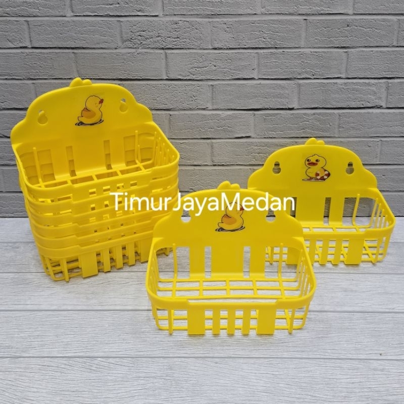 Jual Rak Sabun Keranjang Tempel Edisi Duck Cute Cocok Untuk Anak Anak ...