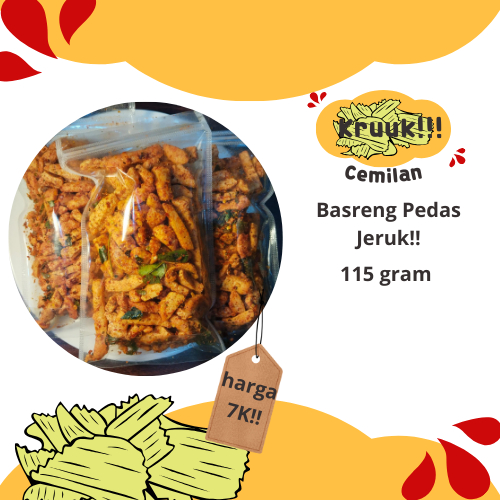 Jual Kruuk!!! Basreng Pedas Jeruk | Shopee Indonesia