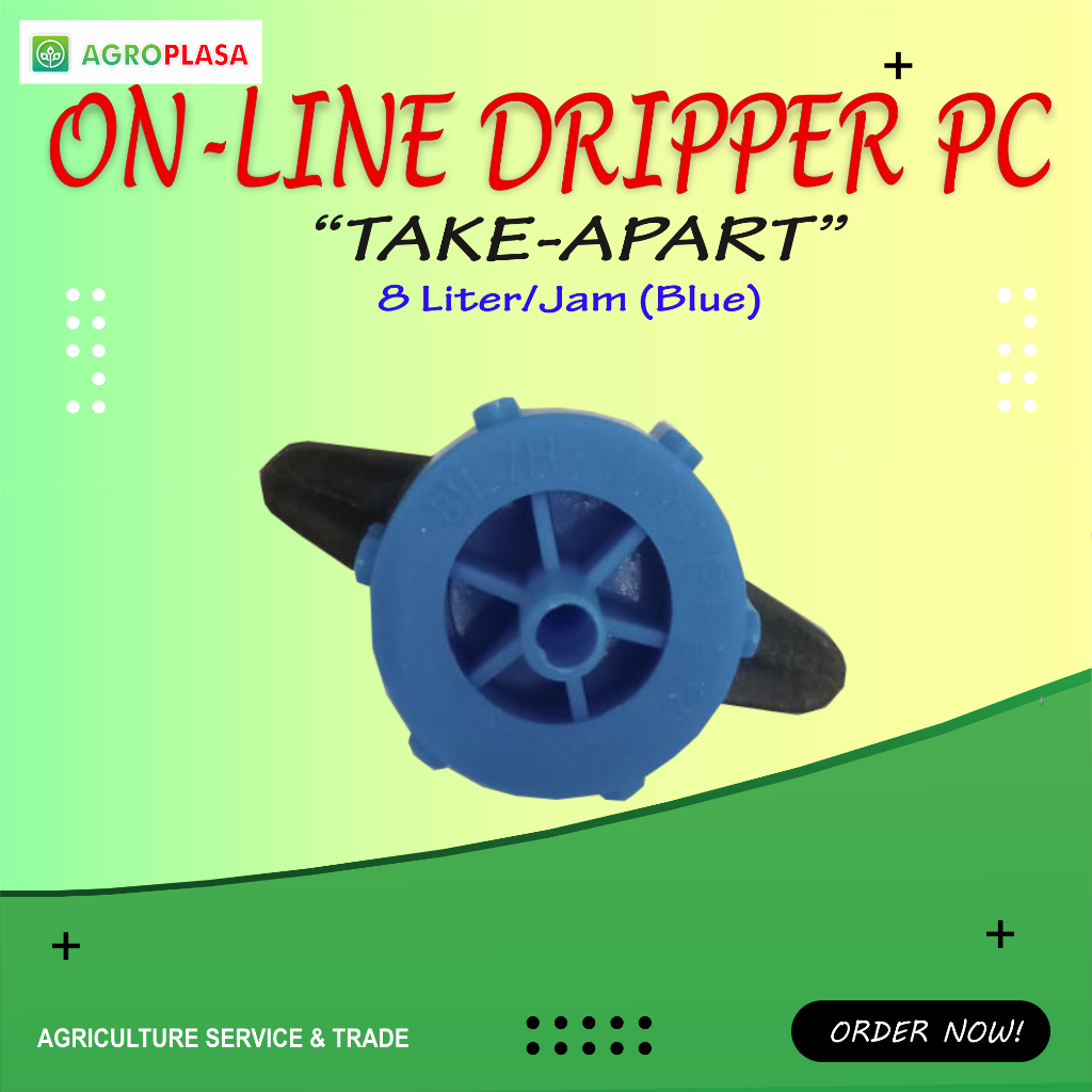 Jual On-Line Dripper / Drip Emitter, PC, Take-Apart - Irigasi Tetes - 8 ...