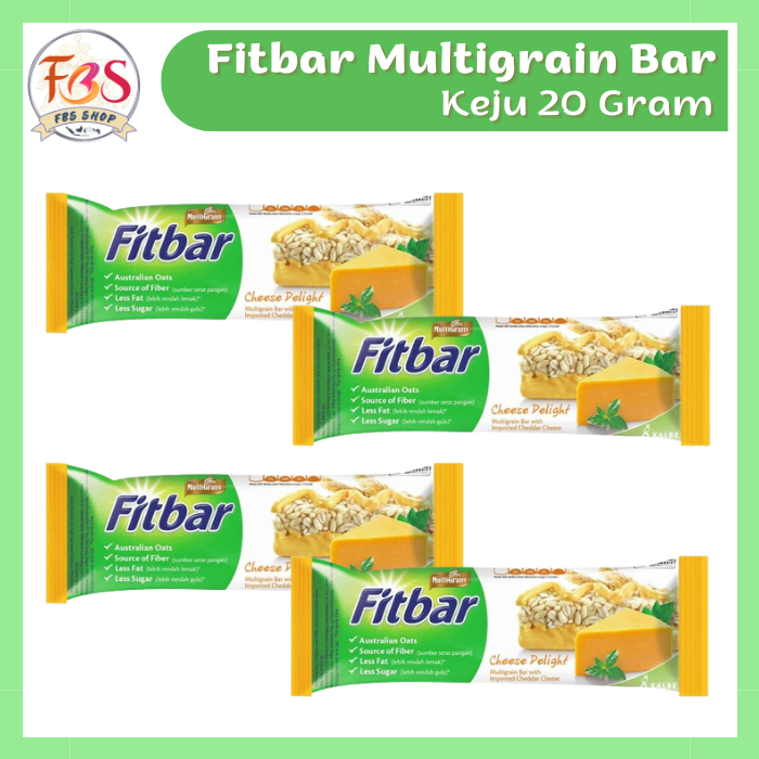 Jual Fitbar Multigrain Bar Keju Cheese Delight 20g | Shopee Indonesia