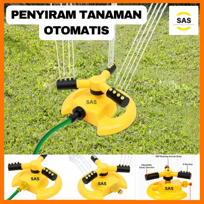 Jual [SAS] Penyiram Tanaman Otomatis 360 Derajat / 3 Sprinkler Spray ...