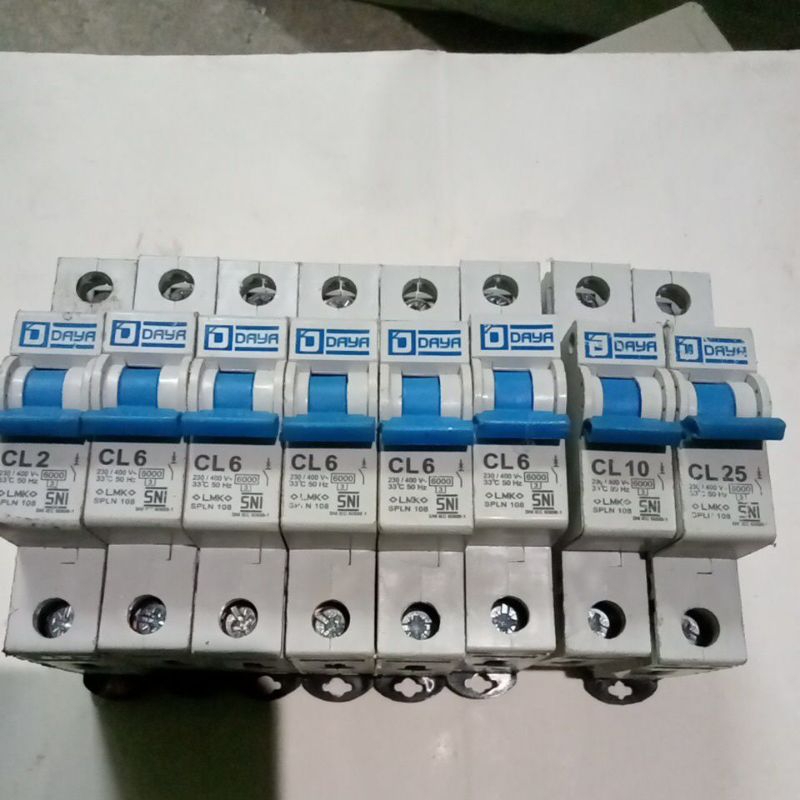 Jual MCB DAYA pln CL2,CL4,CL6,CL10,CL25 milik pln | Shopee Indonesia