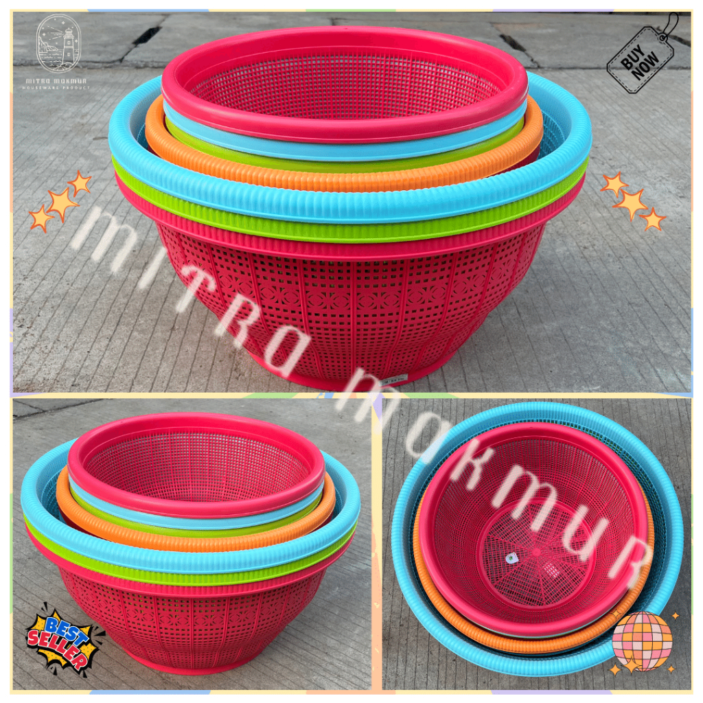 Jual WAKUL CENGKEH PLASTIK WADAH NASI KERANJANG CUCI BERAS WADAH SAYUR ...