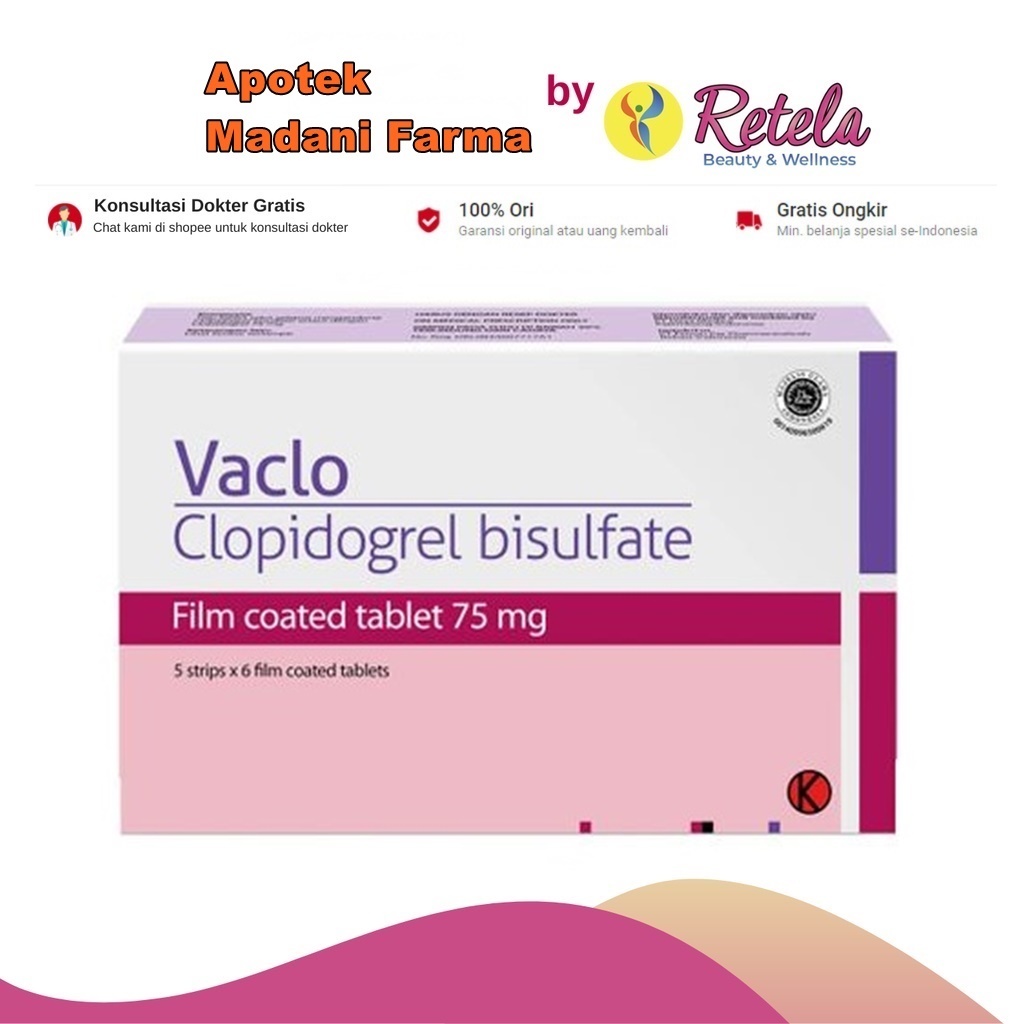 Jual VACLO 75MG TAB 30`S BOX ORIGINAL | Shopee Indonesia