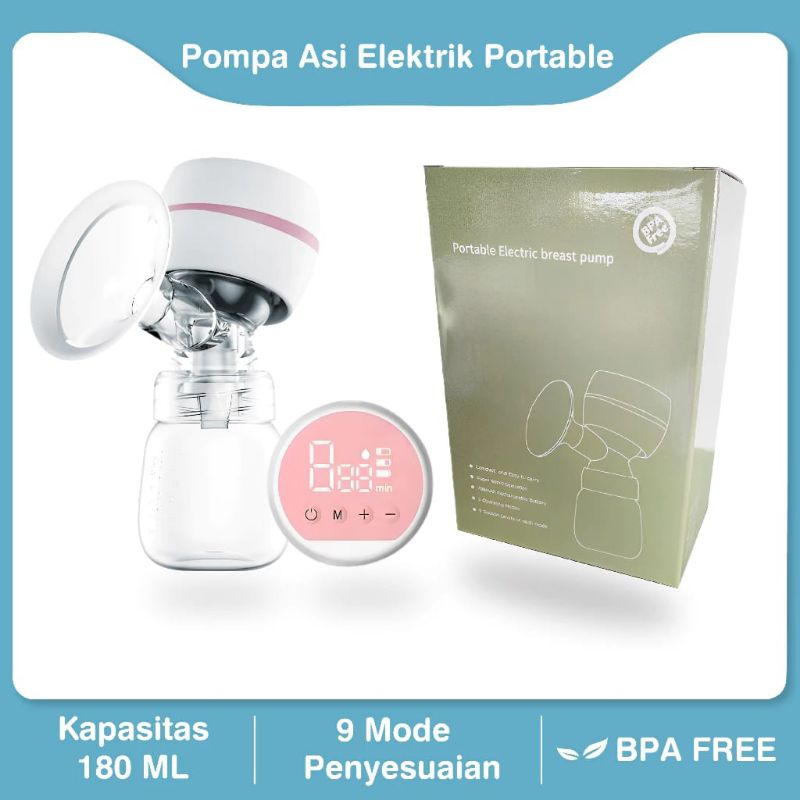 Jual Pompa Asi Elektrik Portabel / Breast Pump BPA FREE Botol Susu ...