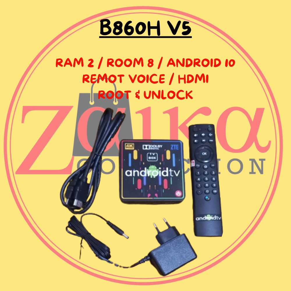 Jual Android TV Box B860H V5 / 2GB/8GB / ROOT UNLOCK / REMOTE VOICE / HDMI | Shopee Indonesia