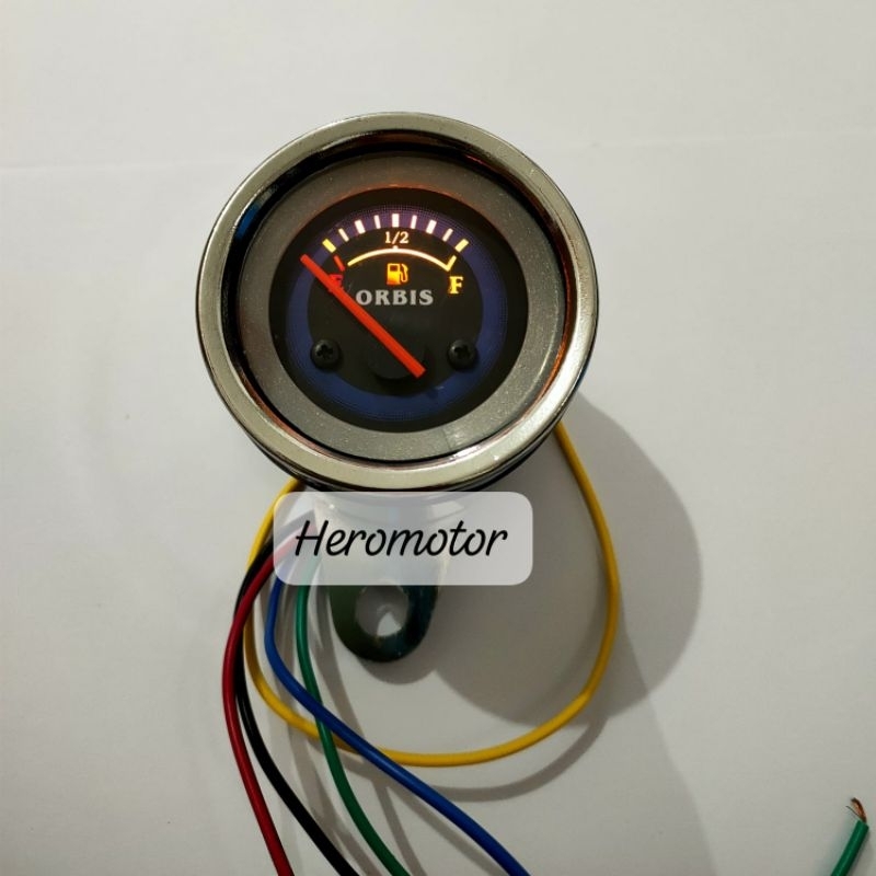 Jual ampere bensin manual / fuel meter jarum universal semua motor ...