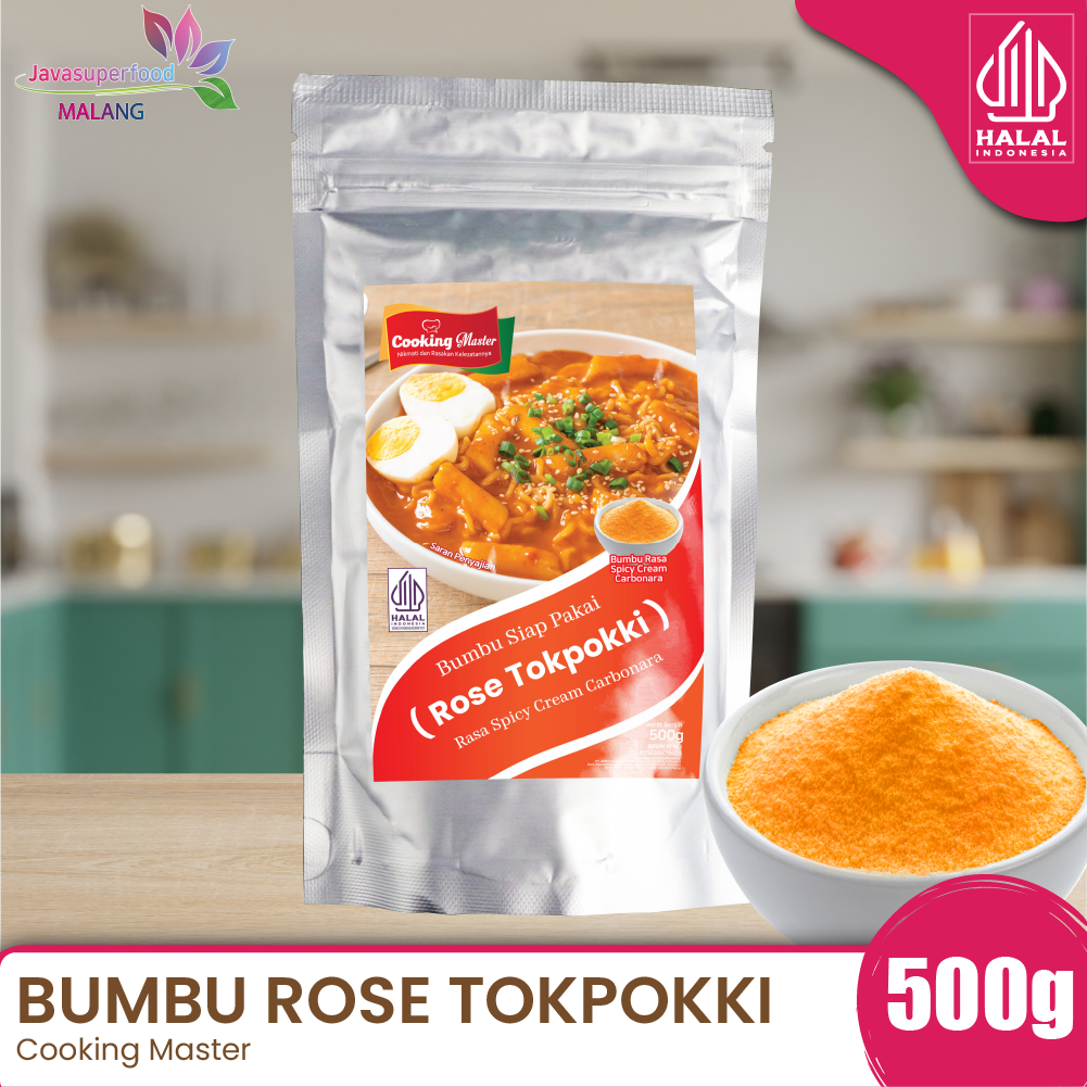 Jual Bubuk Saus Tokpokki \ Rose Tteokbokki \ Spicy Cream Carbonara ...