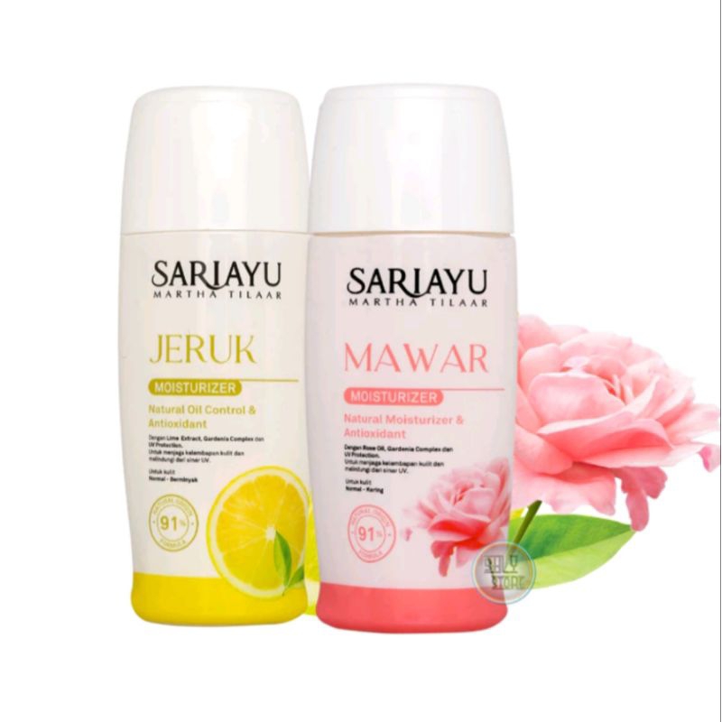 Jual SARIAYU MOISTURIZER MAWAR dan Jeruk (35 ML) | Shopee Indonesia