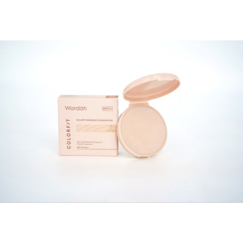 Jual Wardah Colorfit Velvet Powder Foundation Refill 11g | Shopee Indonesia