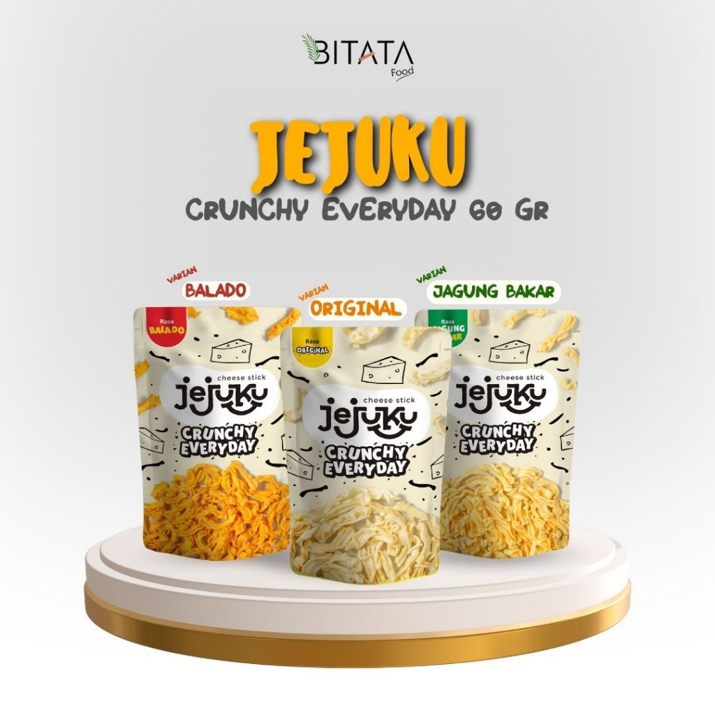 Jual BITATA Jejuku Crunchy Everyday Varian Rasa 60 gr | Shopee Indonesia