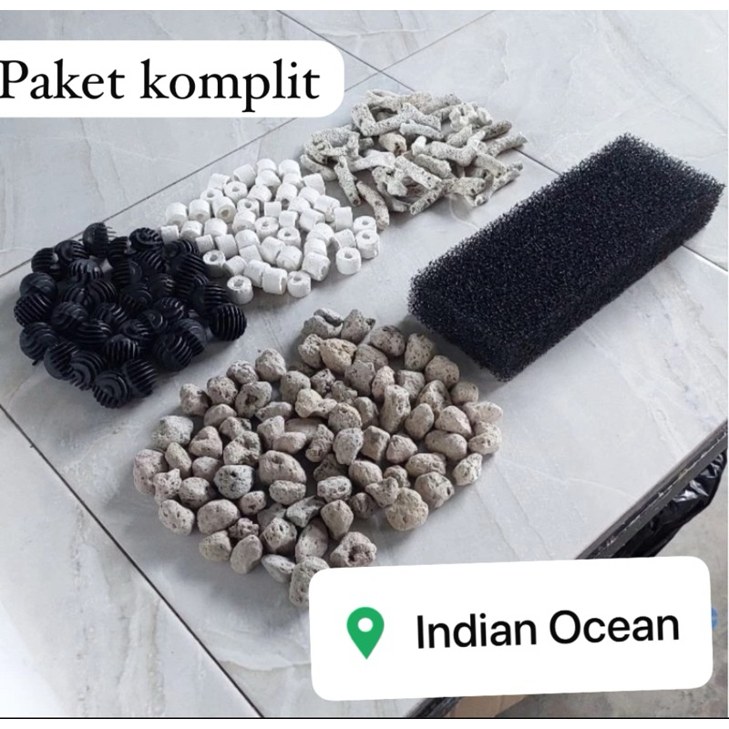 Jual Paket media filter Aquarium awet 5 in 1 super jernih komplit ...