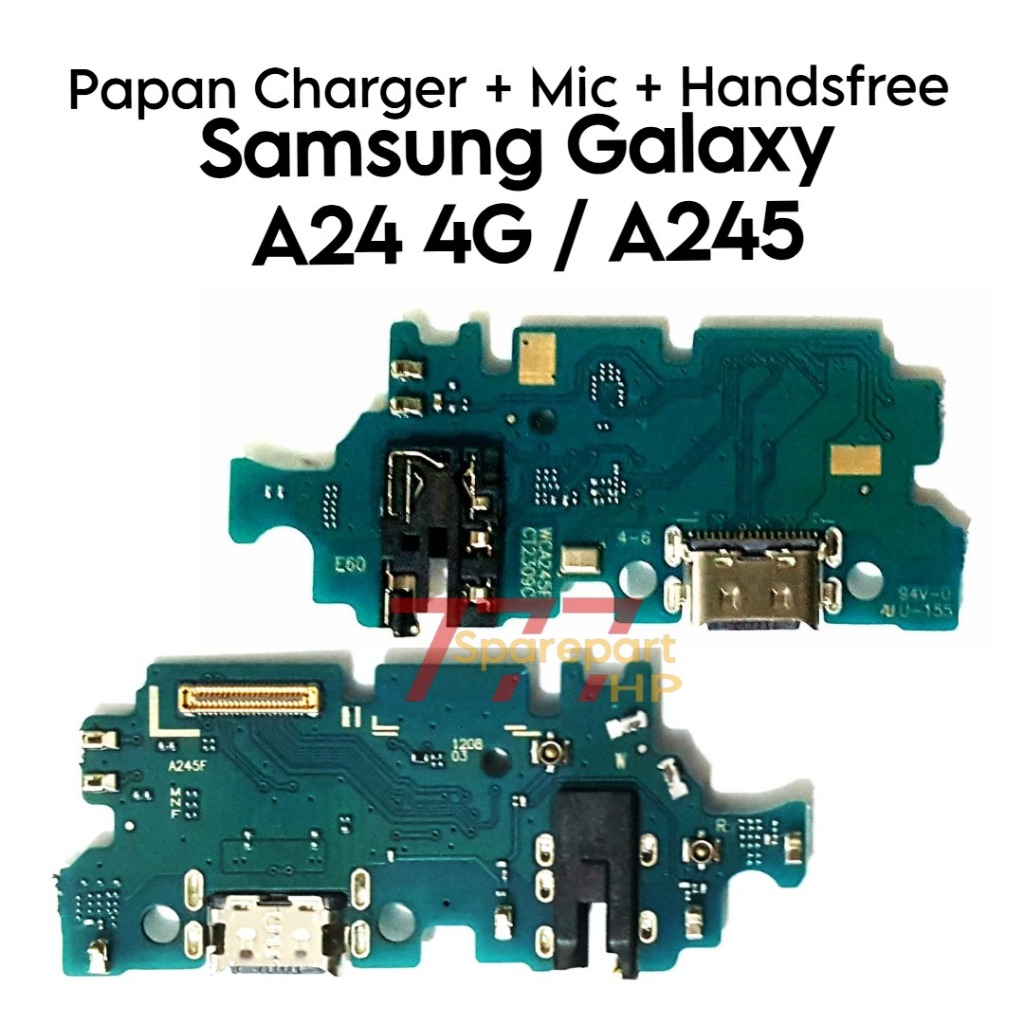 Jual Papan Konektor PCB Charger + mic + Handsfree - Samsung Galaxy A24 4G / A245 / SM-A245F / SM ...