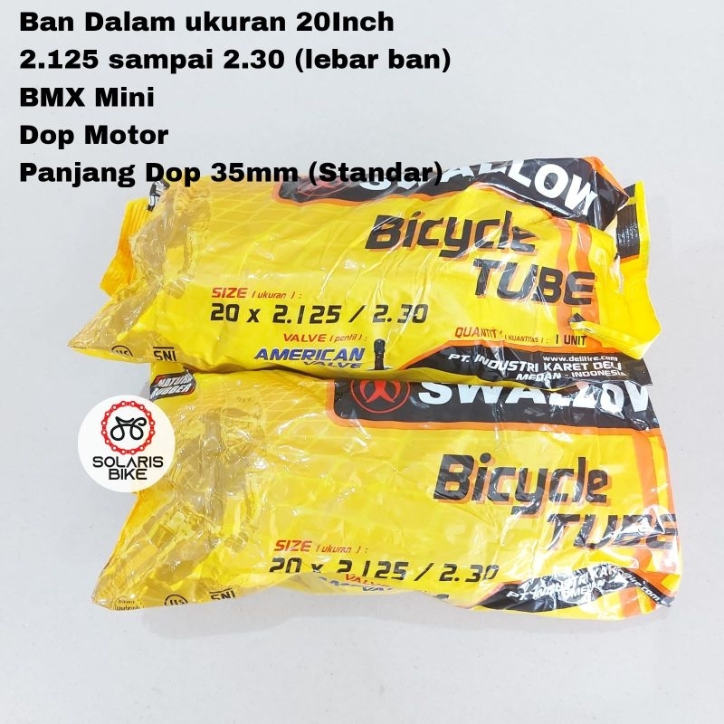 Jual Ban Dalam Sepeda BMX 20 x 2.125 / 2.30 2125 x 230 AV Untuk Sepeda BMX | Shopee Indonesia