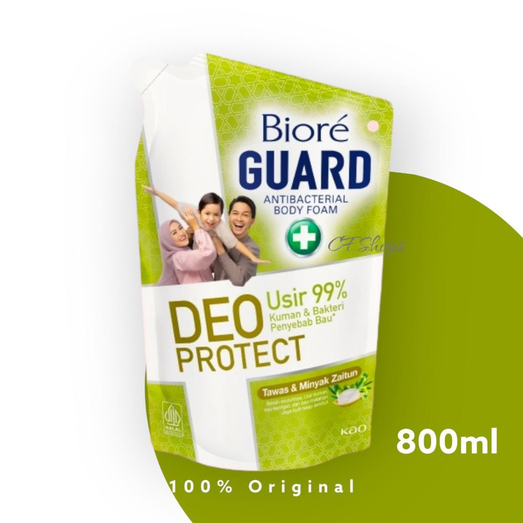 Jual BIORE Guard Deo Protect Sabun Mandi Cair Anti Bakteri Halal Tawas ...