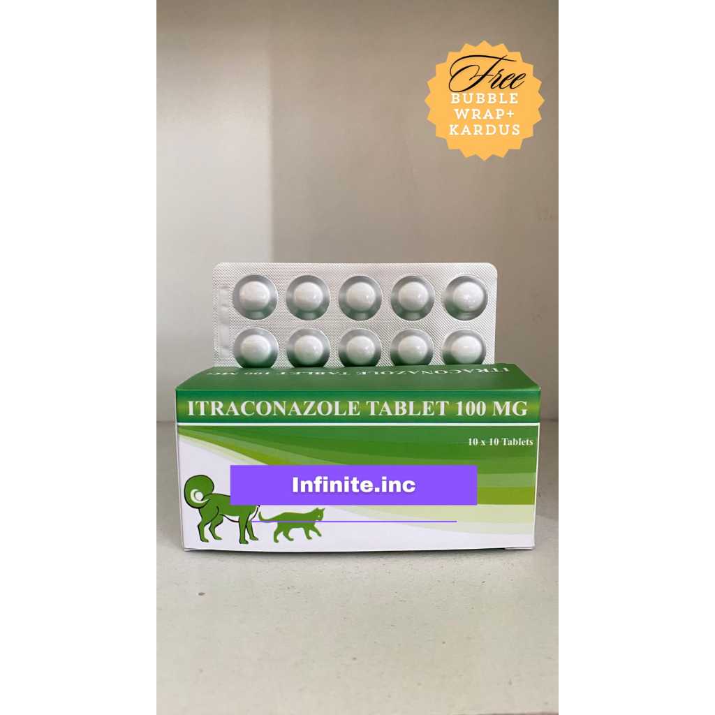 Jual DimasStorr Itraconazole Obat Jamur untuk Anjing dan Kucing (Per ...