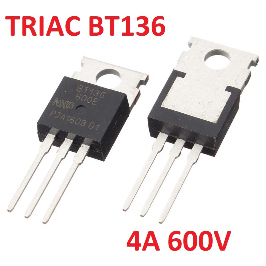 Jual Triac Transistor mosfet BT136-600E BT 136 600 BT136-600 4A 600V TO ...