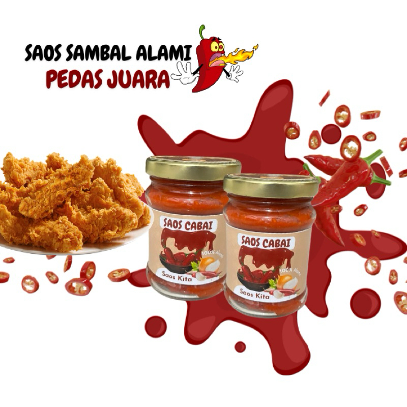Jual Saos Kita Original Saos Cabe 150g (Dipping, Marinade, Topping ...