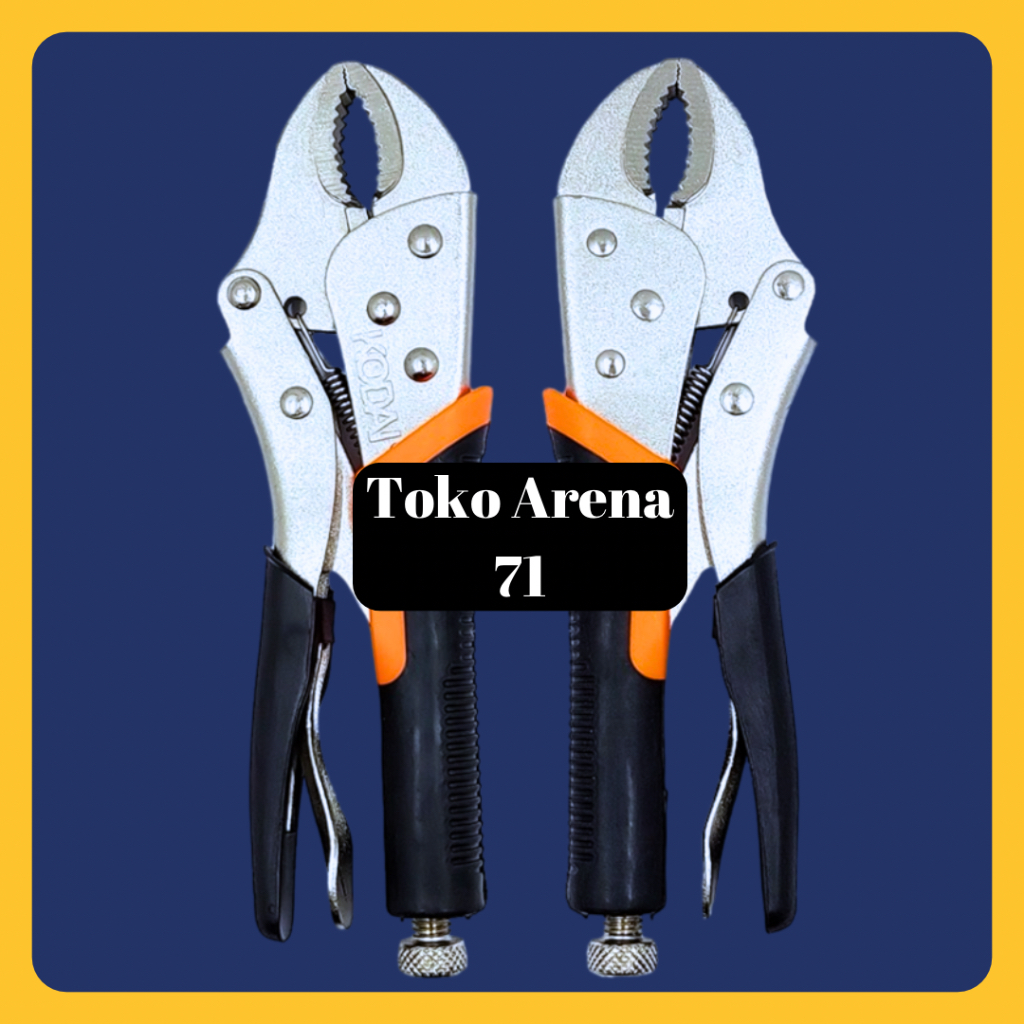 Jual TANG JEPIT BUAYA Bengkok 10”Inch Vice Grip Locking Pliers Tang ...