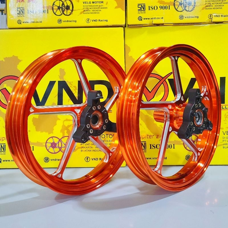 Jual Velg Racing VND AK 55 Ring 14 Depan 185x14/ Belakang 215x14 Nmax New VND Best Quality ...