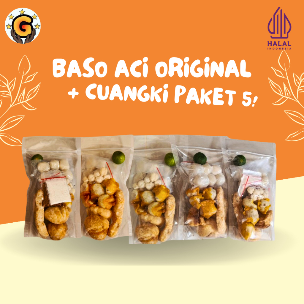 Jual Baso Aci + Cuangki paket 5 pcs Harga Murah Enak Gurih dan Nikmat ...