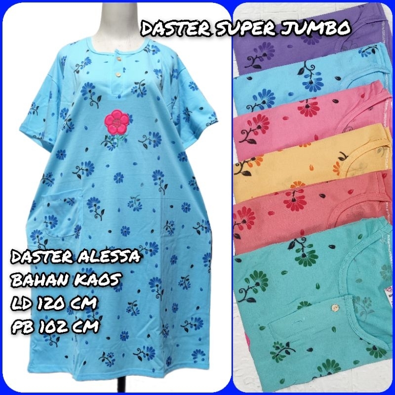 Jual Daster Kaos Super Jumbo Daster Jumbo Dewasa Ibu Hamil | Shopee ...
