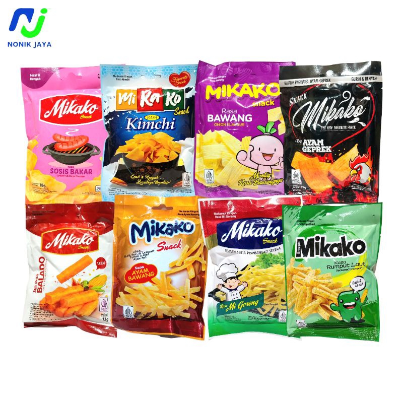 Jual Mikako Snack All Varian Pack Isi 10 Pcs | Shopee Indonesia