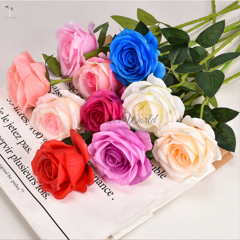 Jual [FlowerCrown] ( FZ - 11 ) Bunga Mawar Tropis / Artificial Flower ...