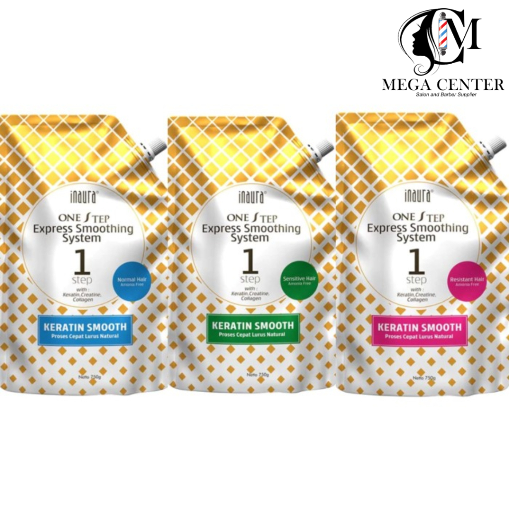 Jual INAURA One Step Smoothing keratin smooth 750ml ( STEP 1 ) | Shopee ...