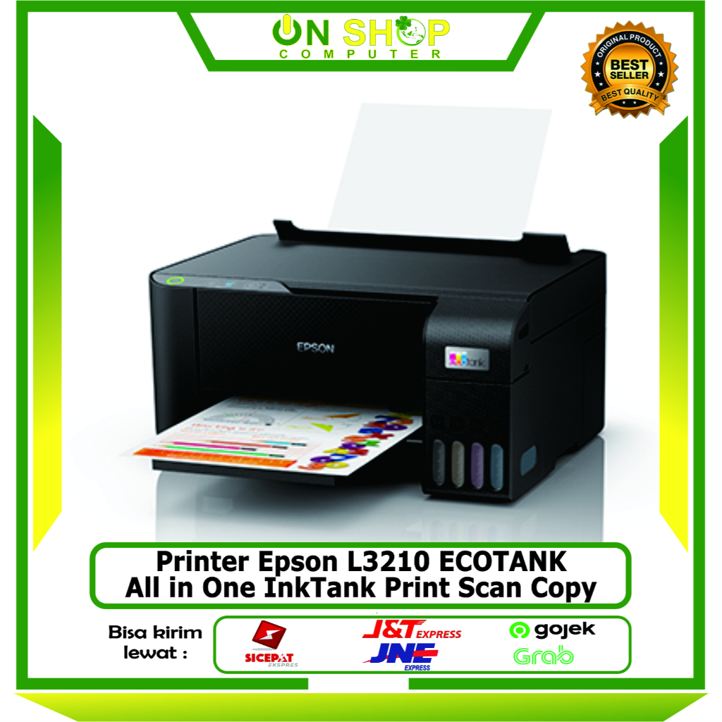 Jual Printer Epson L3210 L3110 ECOTANK All in One InkTank Print Scan ...