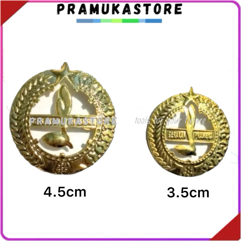 Jual Pin pembina Pramuka Bijian | tanda topi pembina Pramuka | Bros ...